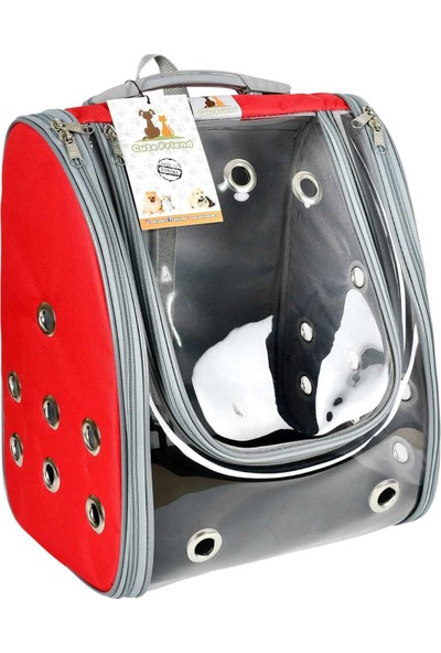 Las Vegas Polo Club Şeffaf Kedi Köpek Taşıma Çantası Sırt Çantası Las Vegas Polo Club Şeffaf Kedi Köpek Taşıma Çantası Sırt Çantası