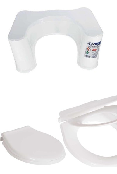 Saban Yetişkin ve Çocuk Klozet Kapağı & Klozet Taburesi