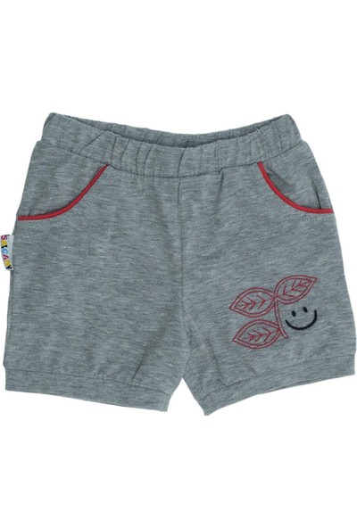 Salcan Ana Kuzusu Salcan Kids Kız Çocuk Yaprak Desenli Şort