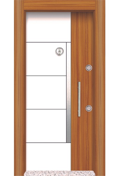 Mono Çelik Kapı MN-1705 Lux Laminant Meşe Rengi Boyalı Kasa Çelik Kapı Mono Çelik Kapı MN-1705 Lux Laminant Meşe Rengi Boyalı Kasa Çelik Kapı