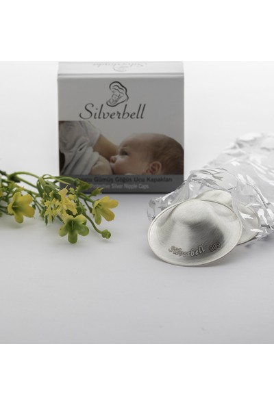 Silverbell 999 Ayar Saf Gümüş Koruyucu Göğüs Ucu Kapakları