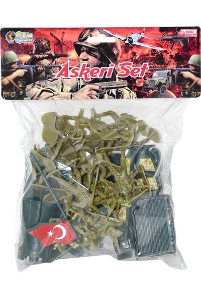 Can Oyuncak JL887 Asker Oyun Seti