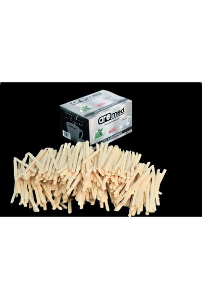 Aremed Ahşap Çay ve Kahve Karıştırma Çubuğu