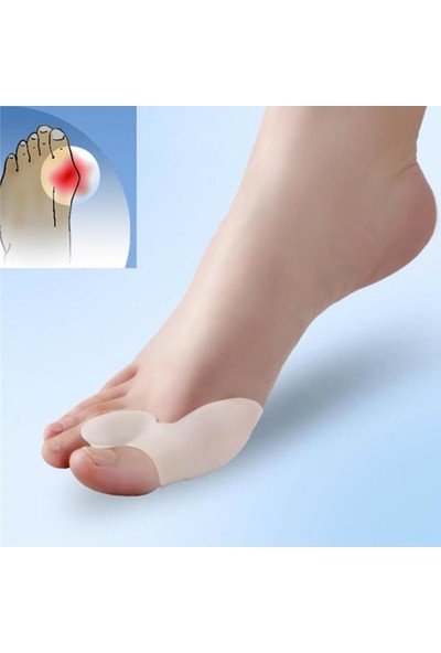 Jetfast Silikon Makaralı Ayak Baş Parmak Kemik Bunyon Koruyucu Set Jetfast Silikon Makaralı Ayak Baş Parmak Kemik Bunyon Koruyucu Set