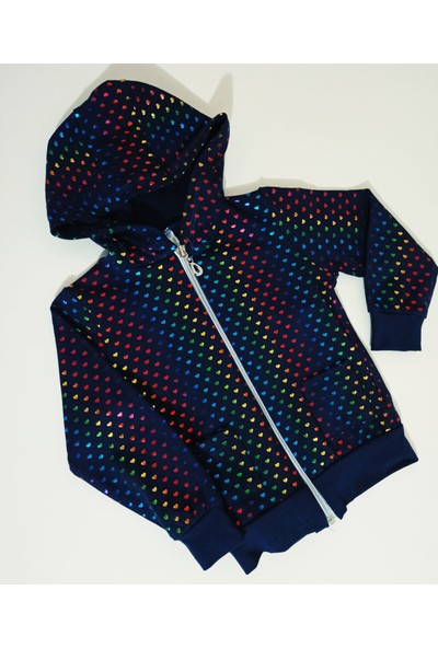 Difa Kız Kalpli Hırka