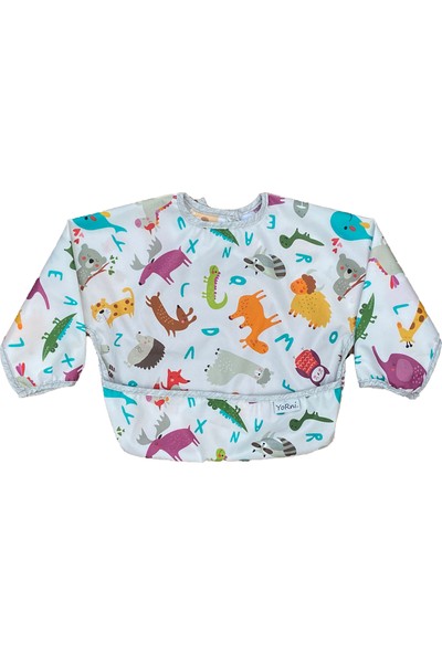 Yorni Deluxe Uzun Kollu Bebek Mama Önlüğü