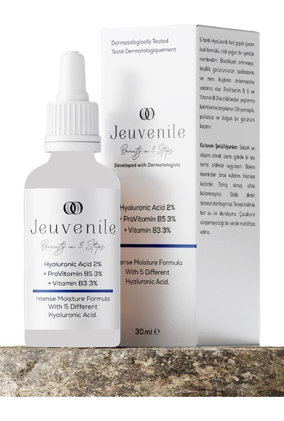 Hyaluronic Acid %2 + Provitamin B5 %3 + Vitamin B3 %3 Yoğun Nemlendirici Serum 30ML Hyaluronic Acid %2 + Provitamin B5 %3 + Vitamin B3 %3 Yoğun Nemlendirici Serum 30ML