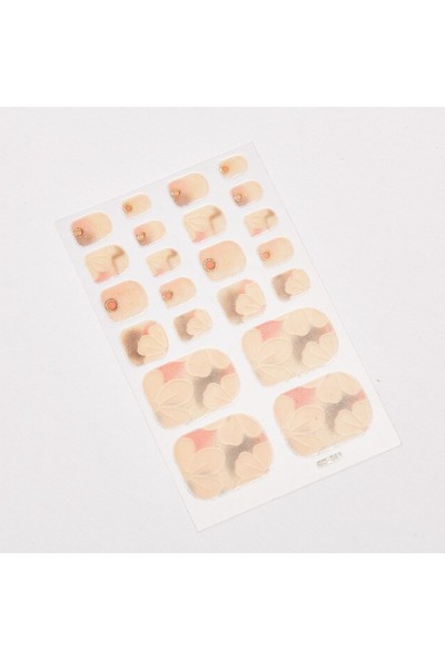 Eröz Ticaret 22 Adet Ütopik Desenli Ayak Tırnak Sticker Eröz Ticaret 22 Adet Ütopik Desenli Ayak Tırnak Sticker