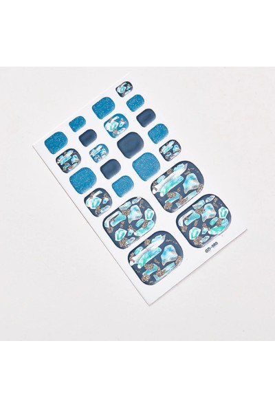 Eröz Ticaret 22 Adet Ütopik Desenli Ayak Tırnak Sticker Eröz Ticaret 22 Adet Ütopik Desenli Ayak Tırnak Sticker