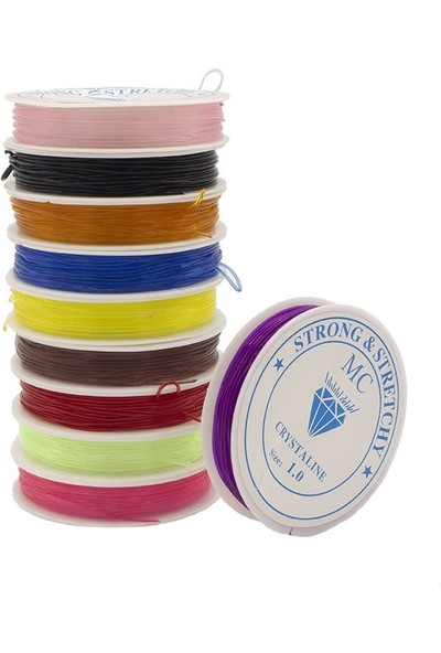 Haser E-Ticaret Misina Elastik 1.0 mm Renkli Haser E-Ticaret Misina Elastik 1.0 mm Renkli
