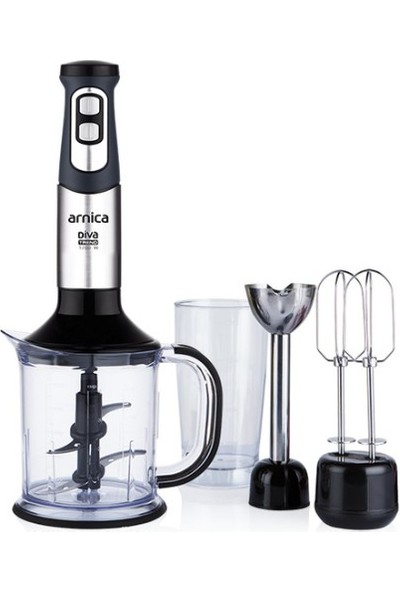 Arnica Diva Trend El Blender Seti Gümüş GH21592 Arnica Diva Trend El Blender Seti Gümüş GH21592