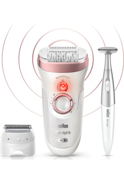 Braun Silk-épil 9 9890 SensoSmart Epilatör Rose Gold - 7 Ek Parçalı Islak Ve Kuru Kablosuz Epilatör / Epilasyon Braun Silk-épil 9 9890 SensoSmart Epilatör Rose Gold - 7 Ek Parçalı Islak Ve Kuru Kablosuz Epilatör / Epilasyon