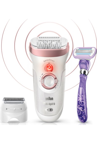 Braun Silk-Épil 9 9870 Sensosmart Epilatör / Epilasyon Braun Silk-Épil 9 9870 Sensosmart Epilatör / Epilasyon