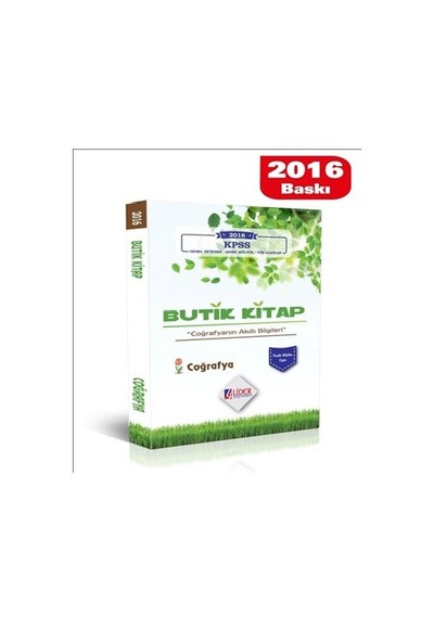 Lider Kpss 2016 Butik Kitap Coğrafya Lider Kpss 2016 Butik Kitap Coğrafya