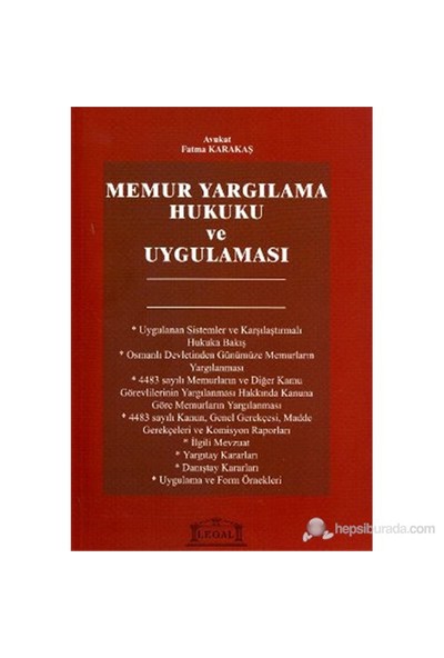 Memur Yargılama Hukuku ve Uygulaması