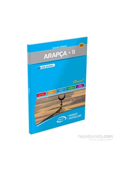 Murat Açıköğretim 7227 Arapça-2 Murat Açıköğretim 7227 Arapça-2