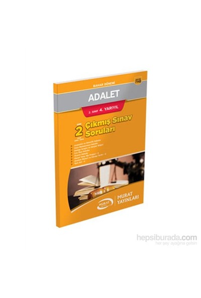 Murat Açıköğretim 7143 Adalet 2. Sınıf 4. Yarıyıl Çıkmış Sınav Soruları-Komisyon Murat Açıköğretim 7143 Adalet 2. Sınıf 4. Yarıyıl Çıkmış Sınav Soruları-Komisyon