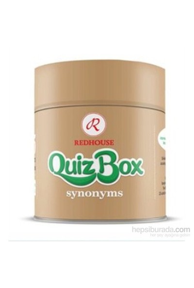 Redhouse Quiz Box Synonyms(İngilizce Eş Anlamlı Kelime Kartları)-Kolektif Redhouse Quiz Box Synonyms(İngilizce Eş Anlamlı Kelime Kartları)-Kolektif