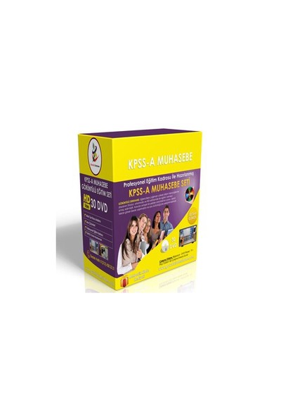 KPSS A Muhasebe Görüntülü Eğitim Seti 30 DVD + Rehberlik Kitabı KPSS A Muhasebe Görüntülü Eğitim Seti 30 DVD + Rehberlik Kitabı