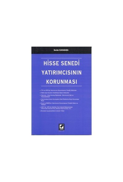 Hisse Senedi Yatırımcısının Korunması