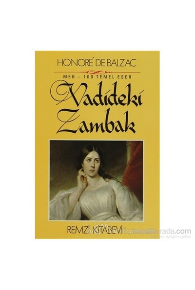 Vadideki Zambak-Honore De Balzac Vadideki Zambak-Honore De Balzac