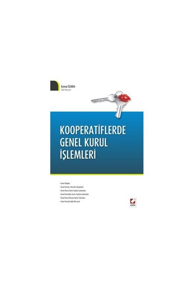 Kooperatiflerde Genel Kurul İşlemleri Kooperatiflerde Genel Kurul İşlemleri