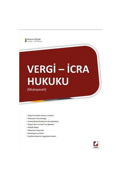 Vergi - İcra Hukuku (Mukayeseli)