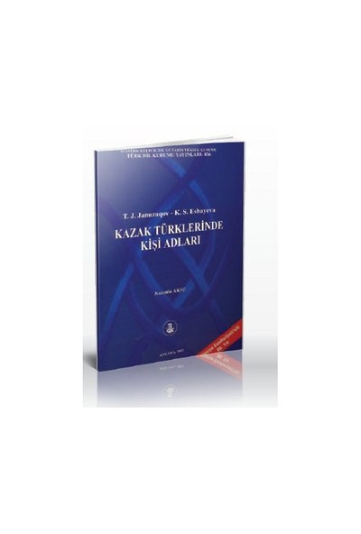 Kazak Türklerinde Kişi Adları