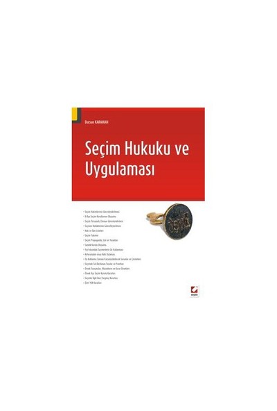 Seçim Hukuku ve Uygulaması Seçim Hukuku ve Uygulaması