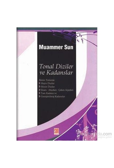 Tonal Diziler Ve Kadanslar-Muammer Sun Tonal Diziler Ve Kadanslar-Muammer Sun