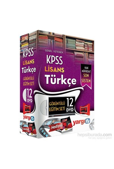 Yargı KPSS 2014 Lisans Türkçe Görüntülü Eğitim Seti 12 DVD Yargı KPSS 2014 Lisans Türkçe Görüntülü Eğitim Seti 12 DVD