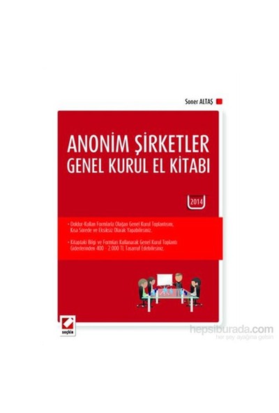 Anonim Şirketler Genel Kurul El Kitabı