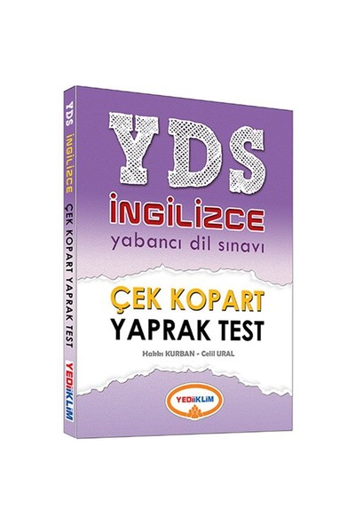 Yediiklim Yayınları YDS İngilizce Çok Kopart Yaprak Test Yediiklim Yayınları YDS İngilizce Çok Kopart Yaprak Test