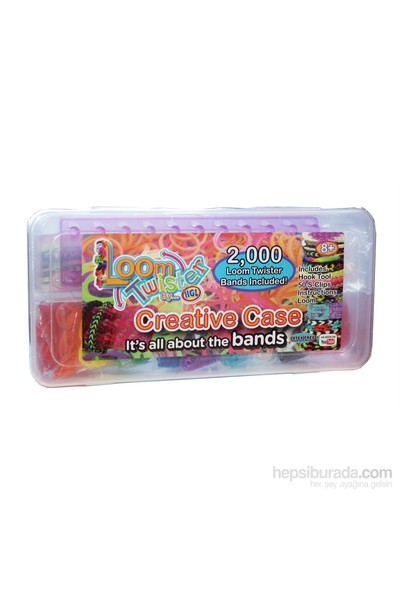Loom Twister Bands Kit / 2000 Parça Loom Twister Bands Kit / 2000 Parça