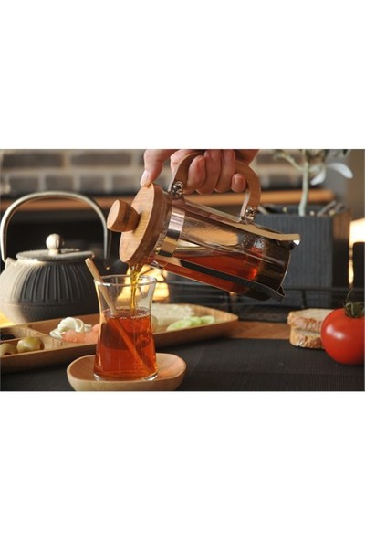 Bambum Silva Kare 6 Lı Çay Tabağı - Bambu Çay Tabak