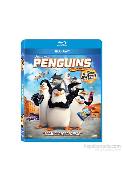 Penguins Of Madagascar (Madagaskar Penguenleri) (3D+2D Blu-Ray Disc)