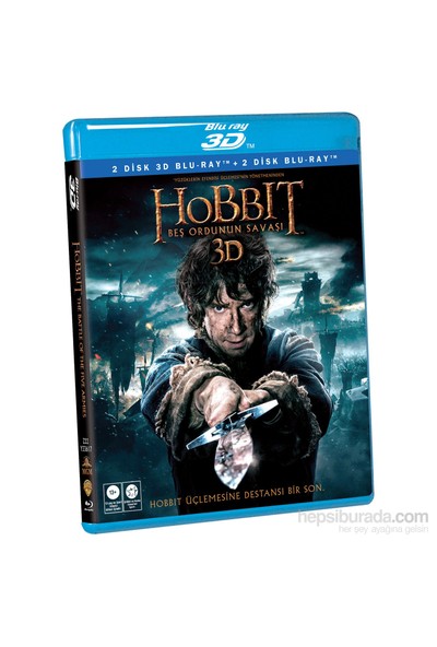 The Hobbit: The Battle Of The Five Armies (Hobbit : Beş Ordunun Savaşı) (3D Blu-Ray Disc) (4 Disc) The Hobbit: The Battle Of The Five Armies (Hobbit : Beş Ordunun Savaşı) (3D Blu-Ray Disc) (4 Disc)