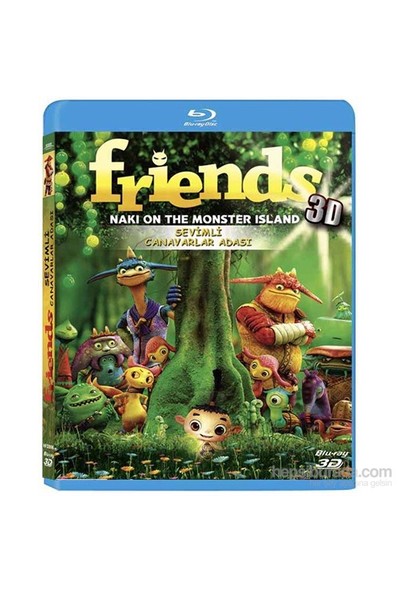 Friends Naki on the Monster Island (Sevimli Canavarlar) (3D Blu-Ray)