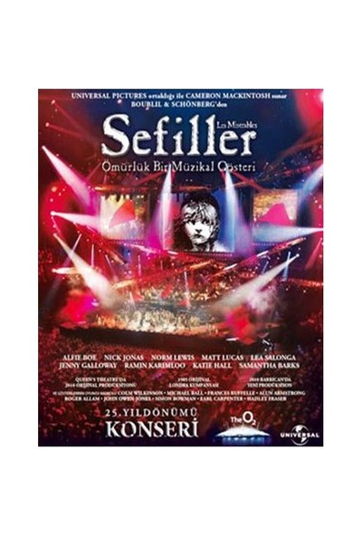 Les Miserables (Sefiller) - Ömürlük Bir Müzikal Gösteri (25. Yıldönümü Konseri) (DVD Disc)
