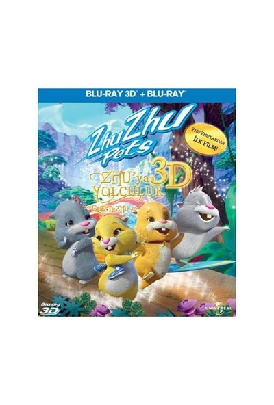 Zhu Zhu Pets: Quest for Zhu (Zhu'ya Yolculuk) (3D Blu-Ray Disc)