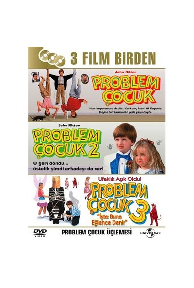 Problem Child 1-2-3 (Problem Çocuk Üçlemesi) (3 DVD) Problem Child 1-2-3 (Problem Çocuk Üçlemesi) (3 DVD)