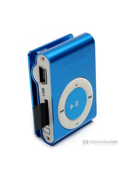 Player PL-101 8GB Mp3 Çalar - Mavi