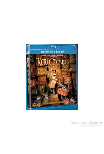 The Boxtrolls (Kutu Cüceleri Yaratıklar Aramızda) (3D Blu-Ray Disc)