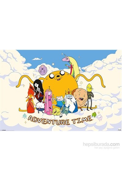 Adventure Time Clouds Mini Poster
