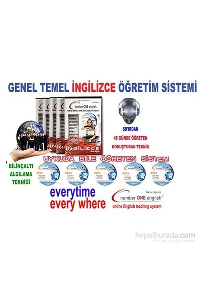 Number One English Temel Genel İngilizce Seti (5 DVD) Number One English Temel Genel İngilizce Seti (5 DVD)