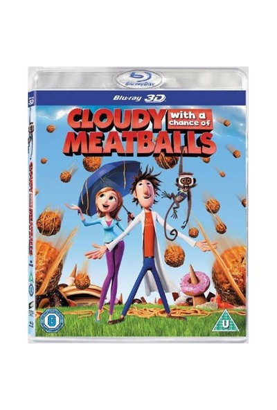 Cloudy With A Chance Of Meatball (Köfte Yağmuru) (3D Blu-Ray Disc)