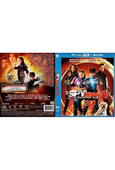 Spy Kids 4 (Çılgın Çocuklar 4) (3D Blu-Ray)