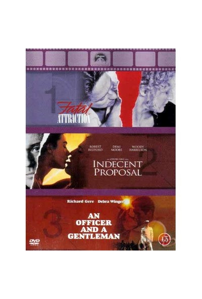 Fatal Attraction-Indecent Proposal-an Officer And Gentleman Box Set ( DVD ) Fatal Attraction-Indecent Proposal-an Officer And Gentleman Box Set ( DVD )