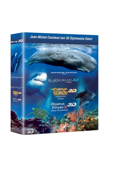3D Belgesel Blu-Ray Box Set (3 Disc)