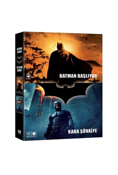Batman Başlıyor + Kara Şövalye (Özel Kutu 2 Disk) Batman Başlıyor + Kara Şövalye (Özel Kutu 2 Disk)